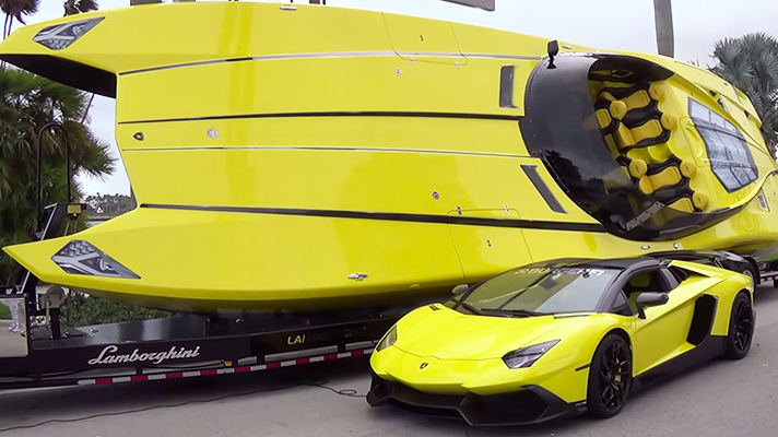 You can buy a Lamborghini Aventador speed boat | Top Gear